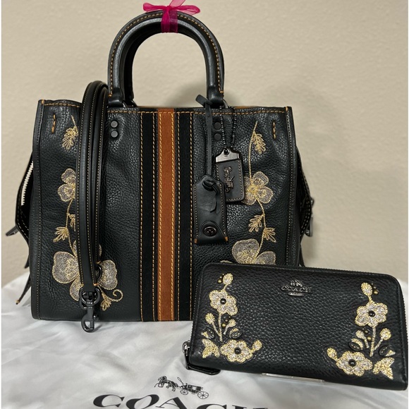 Coach | Bags | Coach 941 Limited Edition Western Embroidered Black ...